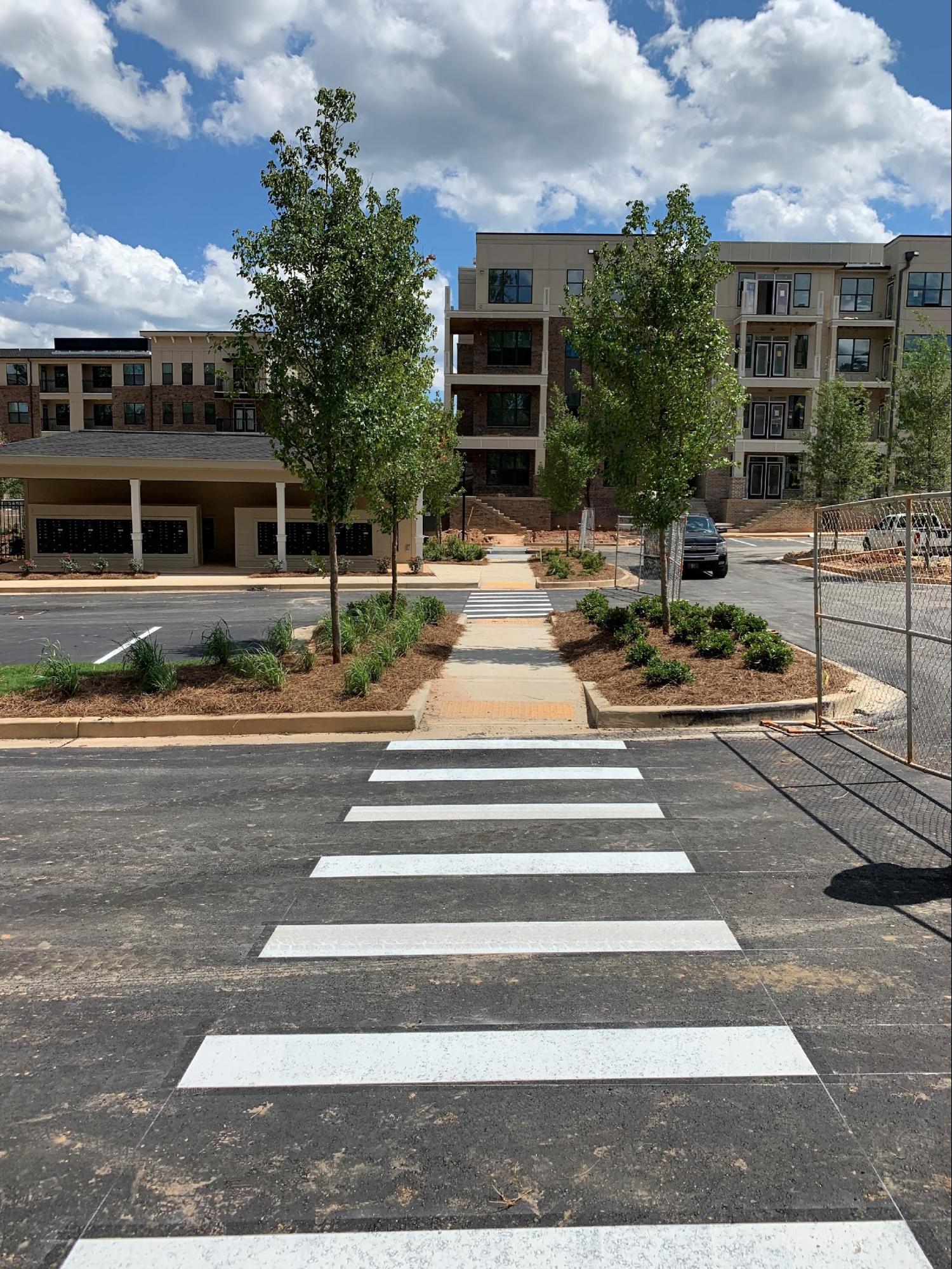Quality crosswalk and parking lot striping in the Duluth, GA - Wildcat ...